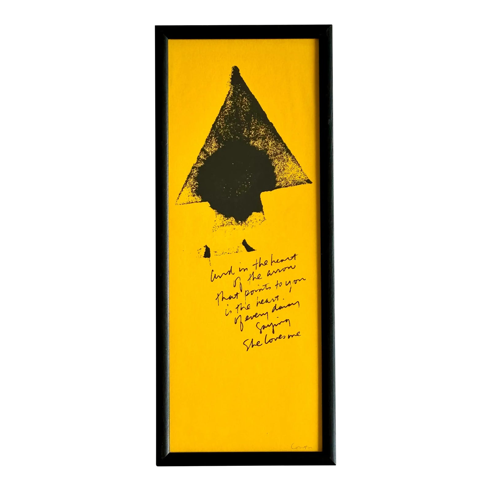 1960s Corita Kent (Sister Mary Corita), Signed Screenprint, Framed ...