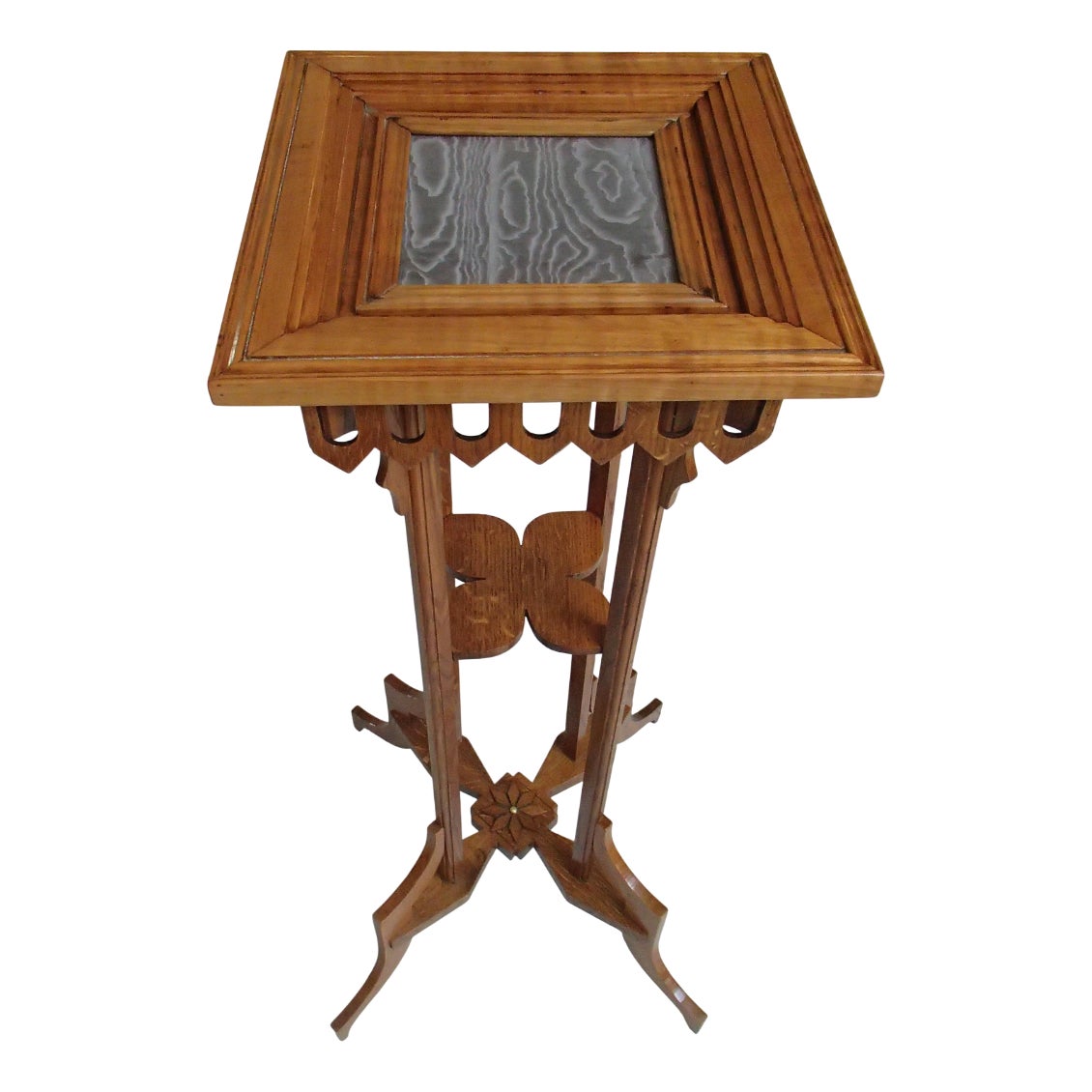 Art Nouveau Table with Carvings, 1890s | Chairish