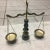 Japanese Bronze & Green Marble Balance Scale Circa 1940s | Chairish