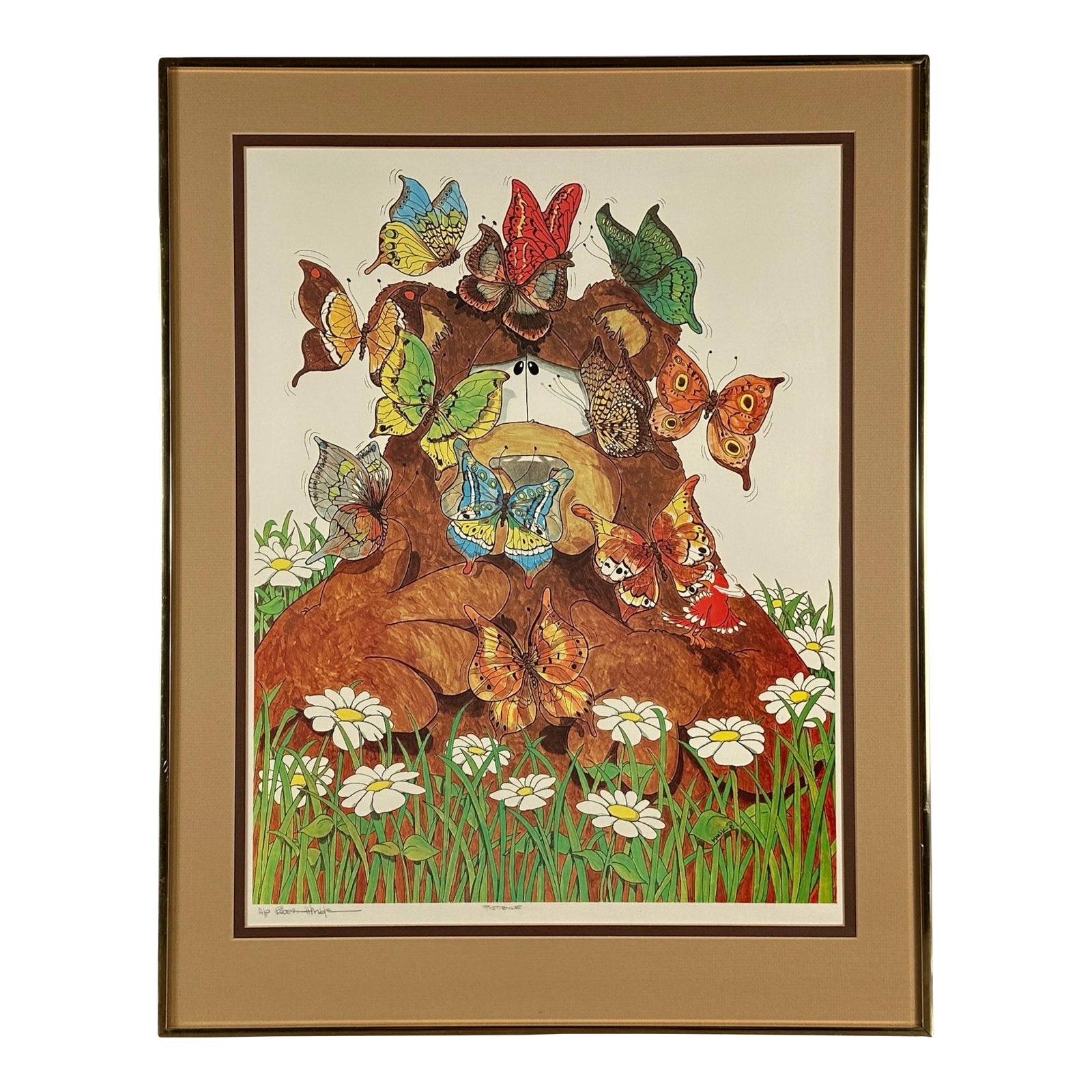 Robert Marble (American, 1946-), "Patience", 1976, Signed Artist Proof ...