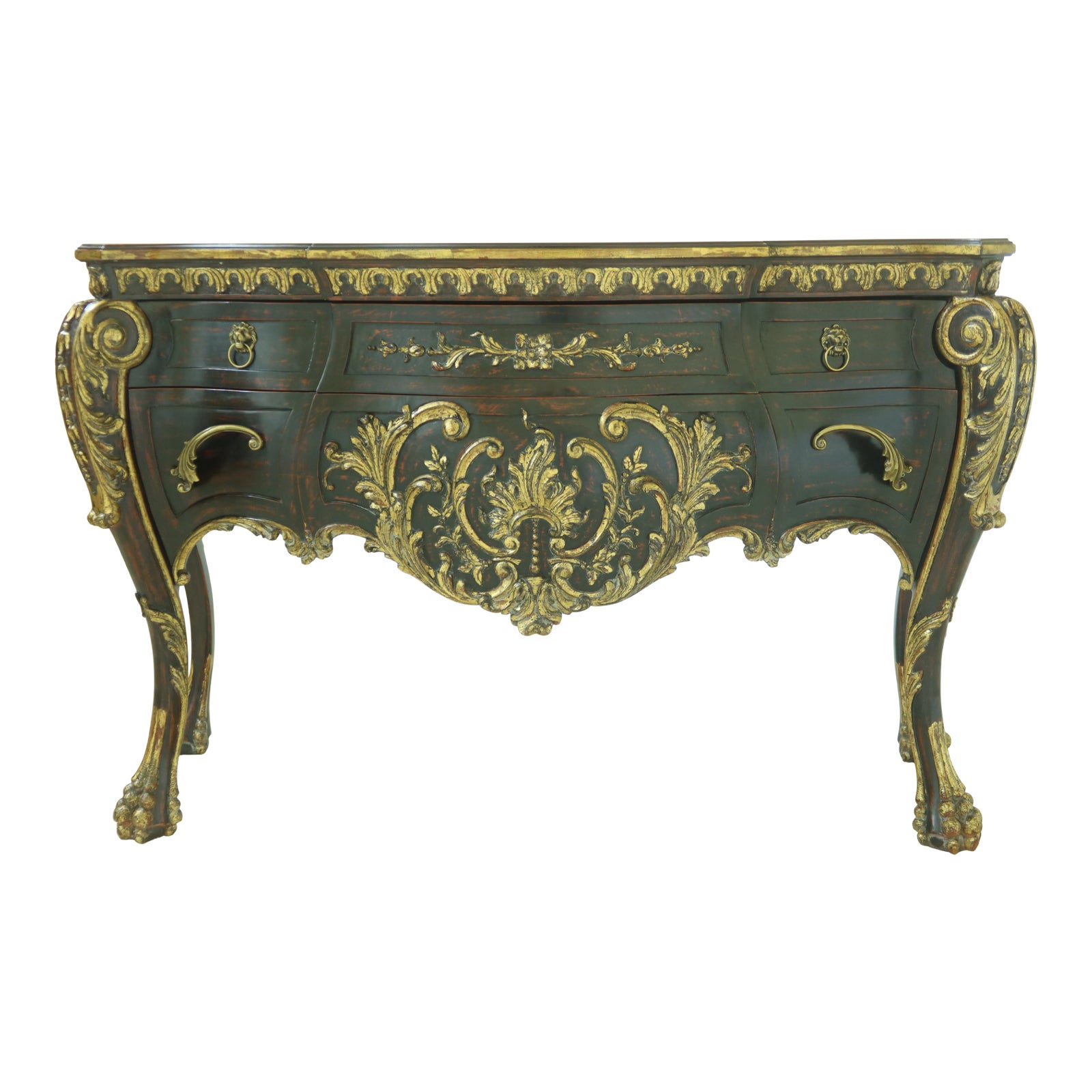 Invincible High Chippendale Rococo Commode Chest | Chairish