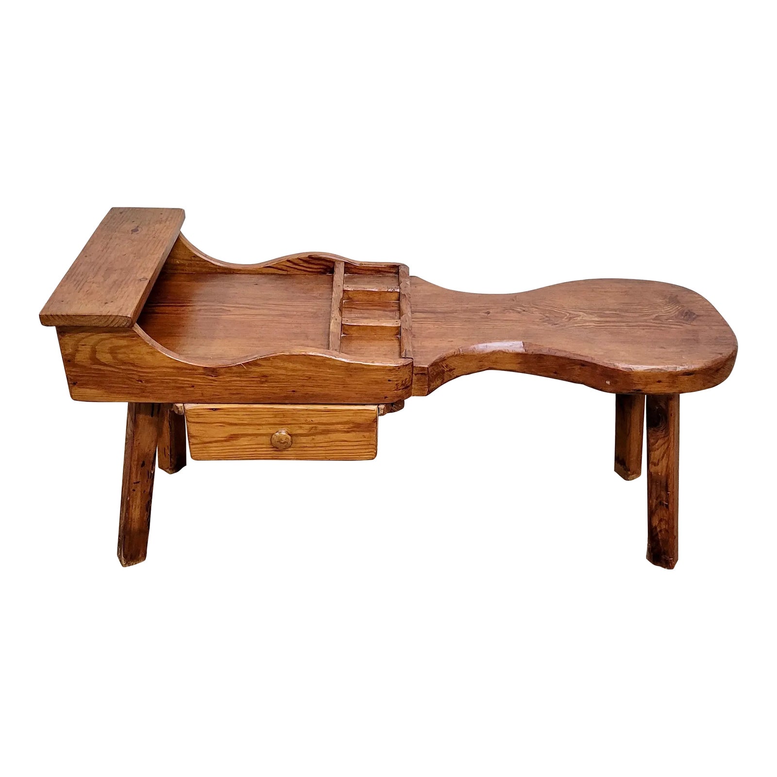 Antique Cobbler’s Bench Coffee Table | Chairish