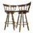 1990s Pair of Vintage KLI Captains Pub Stools | Chairish