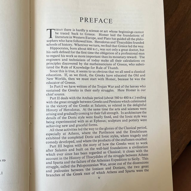 Vintage 1960s “Ancient Greece” Book | Chairish