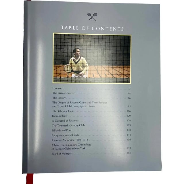 The Racquet & Tennis Club New York 2007 Limited Edition Hardcover Book ...
