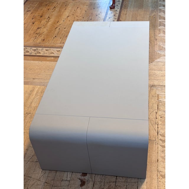 Joseph Jeup the Blaire Ultra Luxe Leather Wrapped Cocktail Table | Chairish