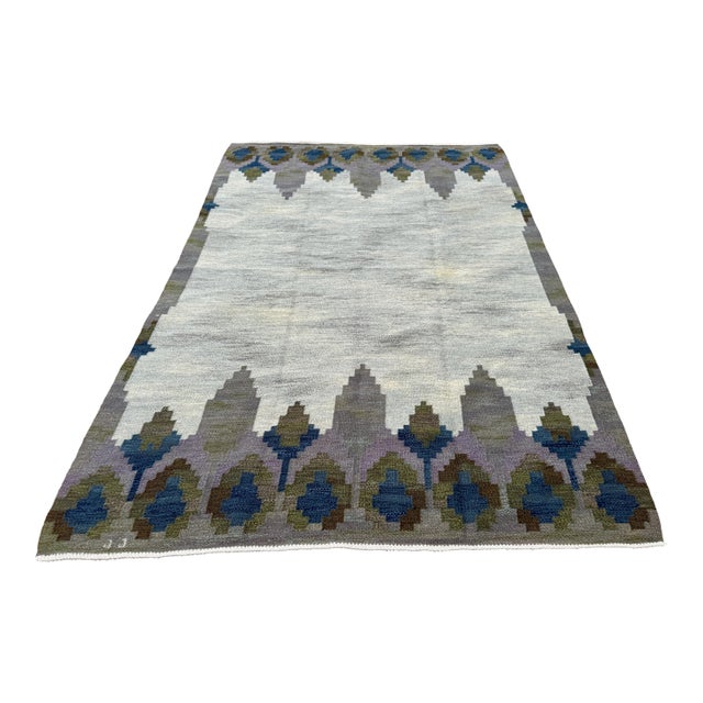 Swedish Flatweave Rug by Judith Johansson, 1950s | Chairish