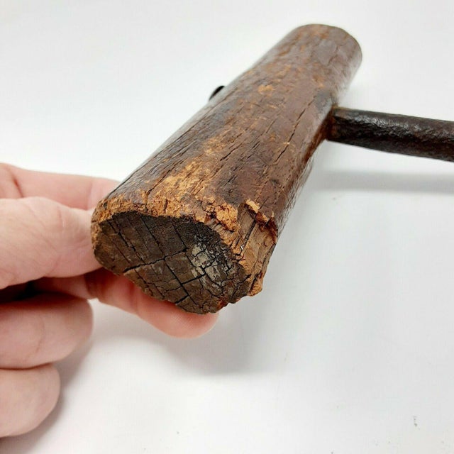 Early 20th Century Rustic Hand Forged Food Chopper Large Half Moon ...