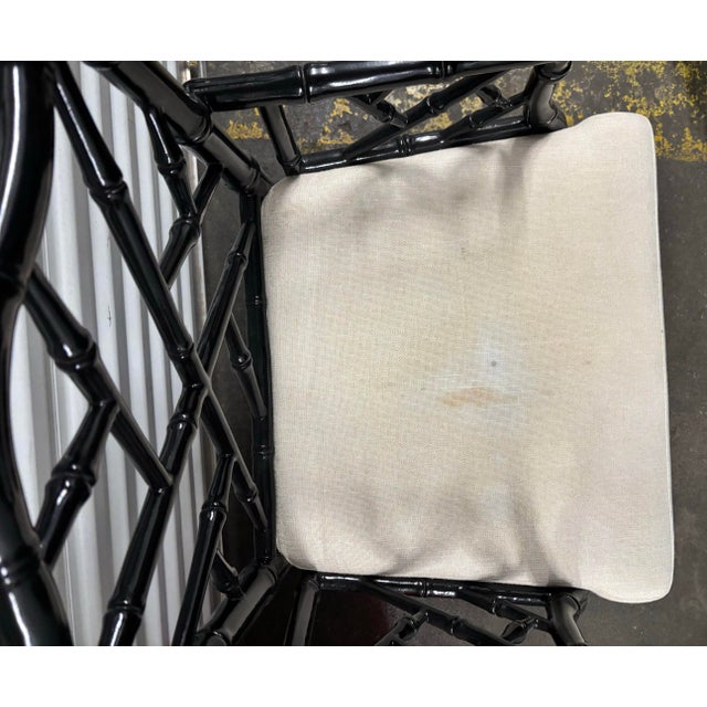 Jonathan Adler Faux Bamboo Chair | Chairish