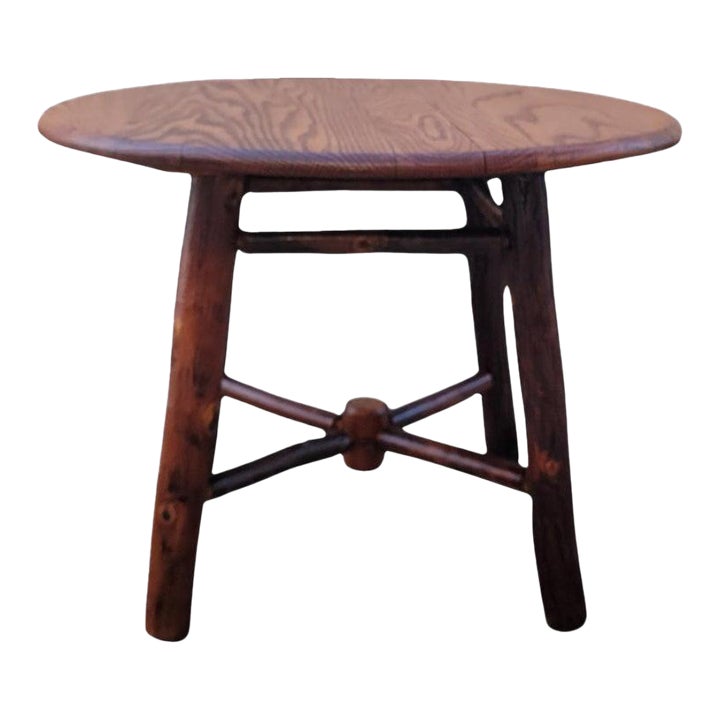 Early 20Thc Signed Old Hickory Table | Chairish