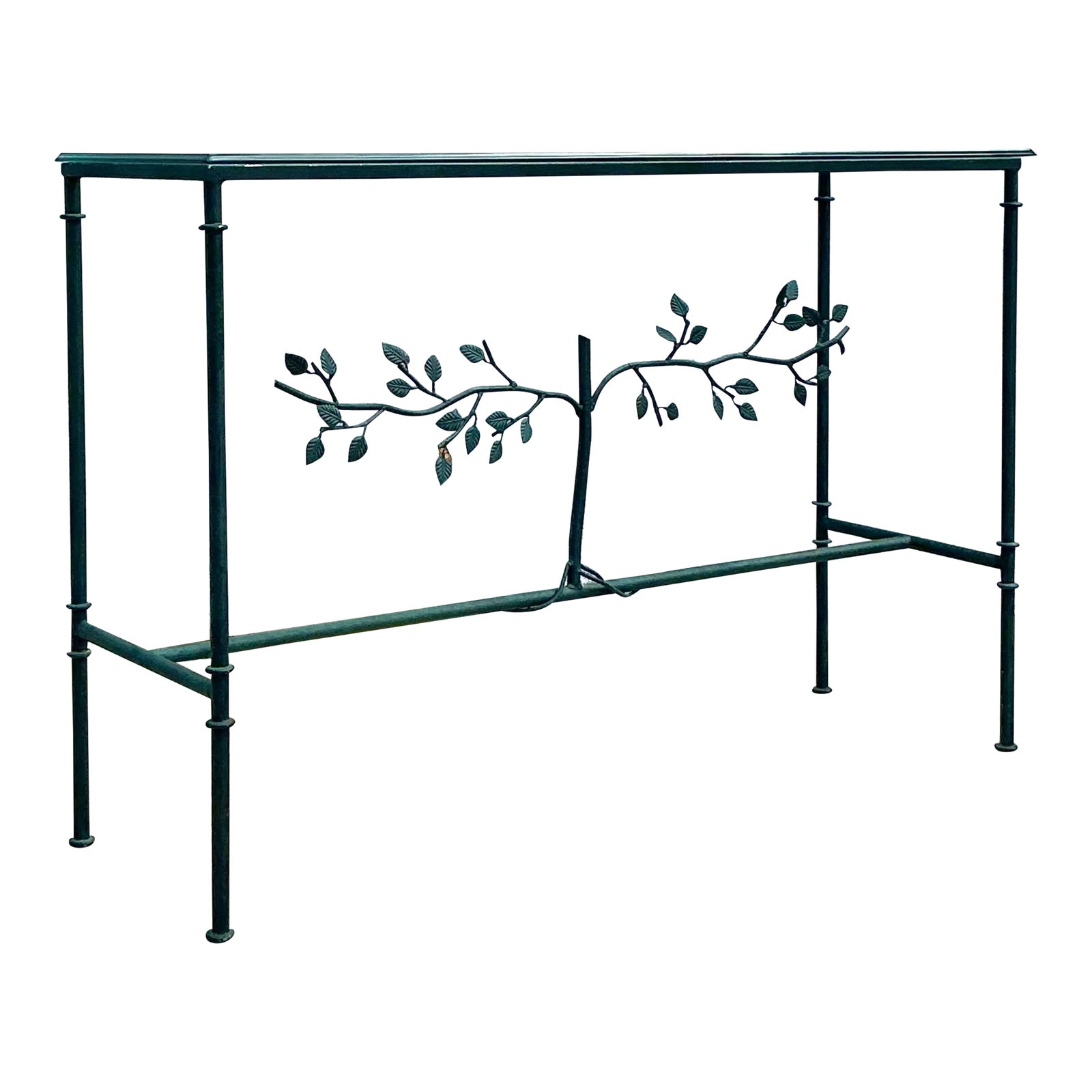 Vintage Boho Forged Tree Console Table After Giacometti | Chairish