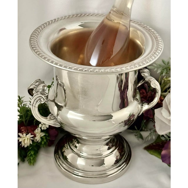Vintage Champagne Bucket Unbranded Silver Plated Trophy Urn | Chairish