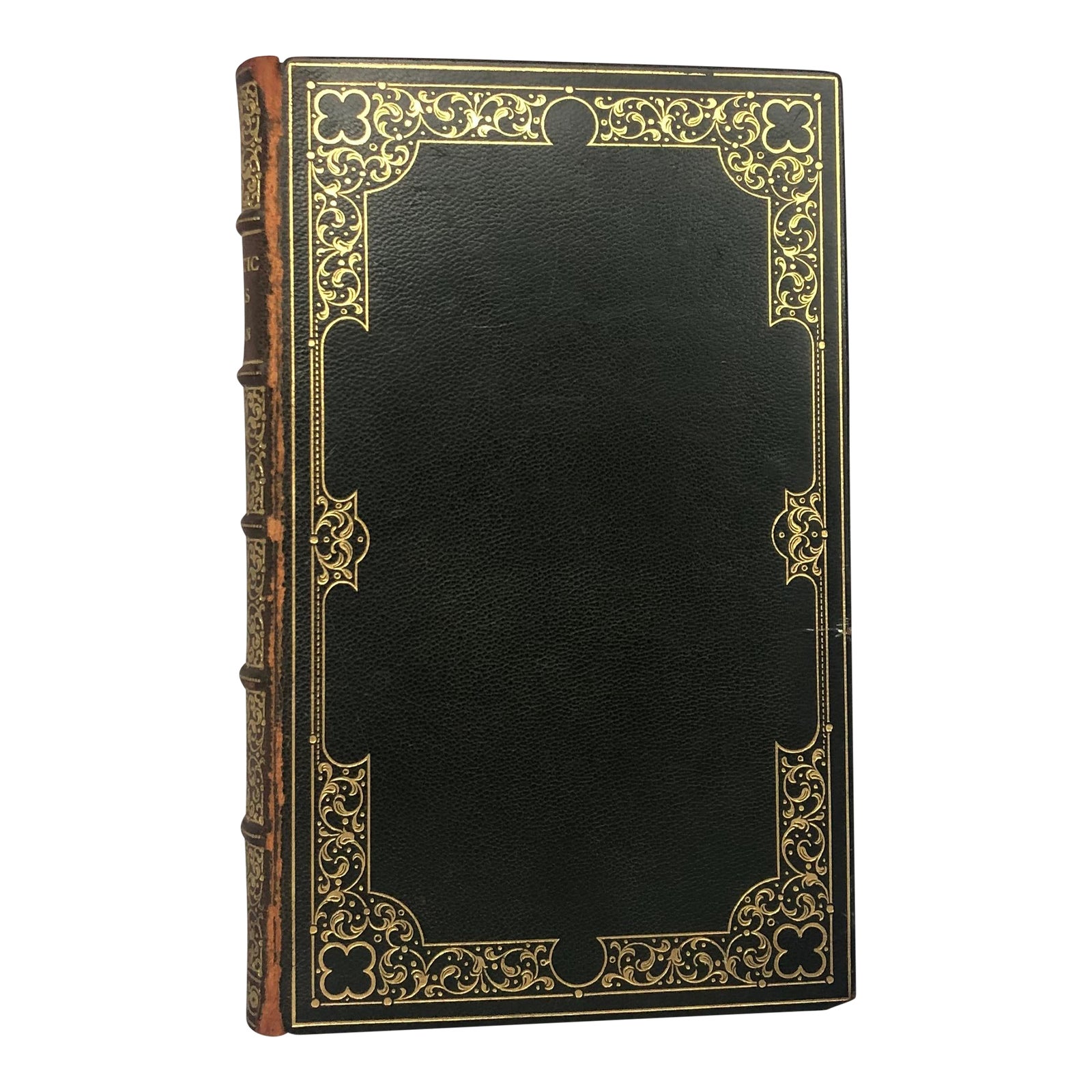 Antique Asprey & Co. Fine Leather Binding Book | Chairish