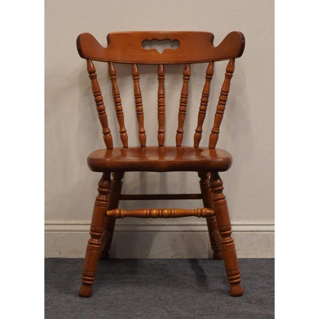 Tell City Solid Hard Rock Maple Colonial Style Spindle Back Dining Side ...