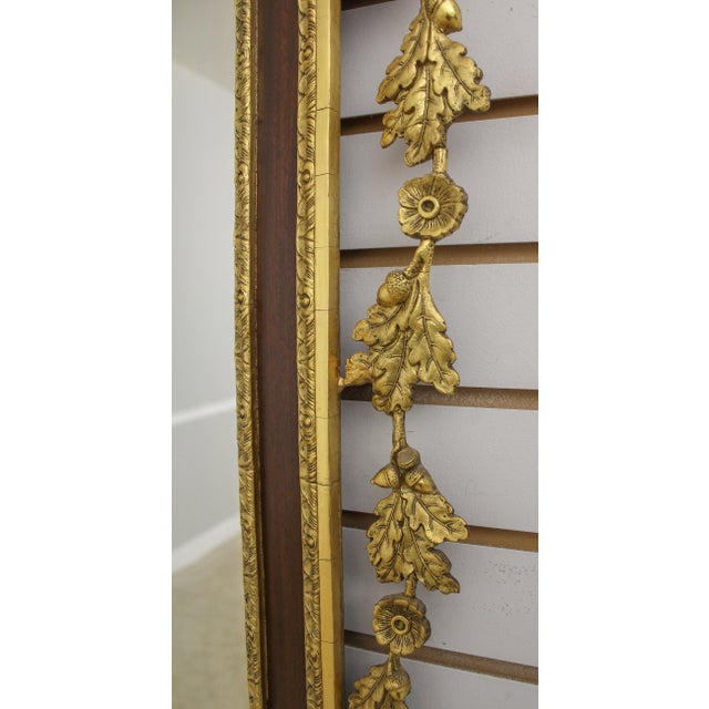 Vintage Chippendale Mahogany & Gold Phoenix Mirror | Chairish