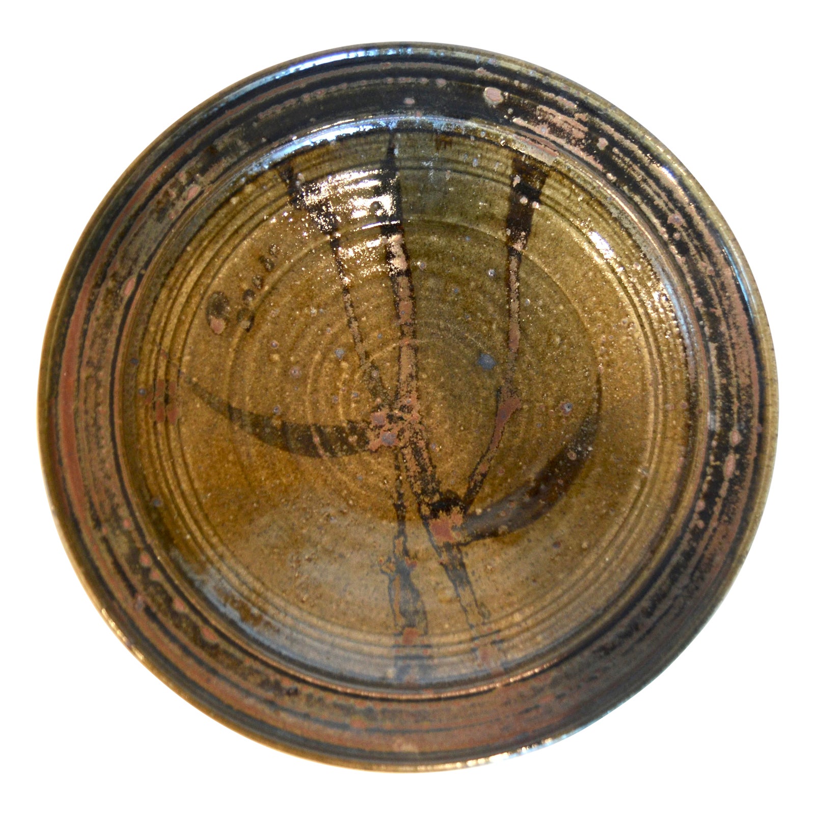 Eric Norstad Studio Art Large Platter 15"d | Chairish