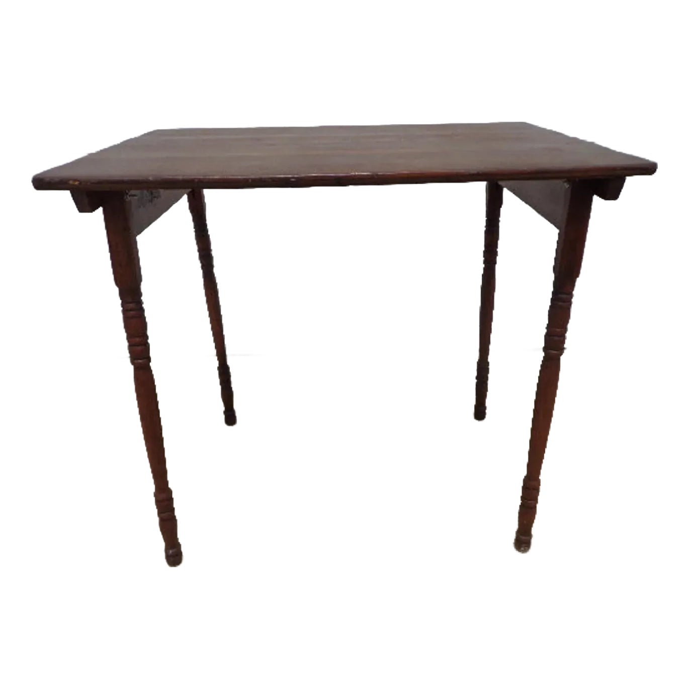 Antique Wood Table Traditional Desk | Chairish
