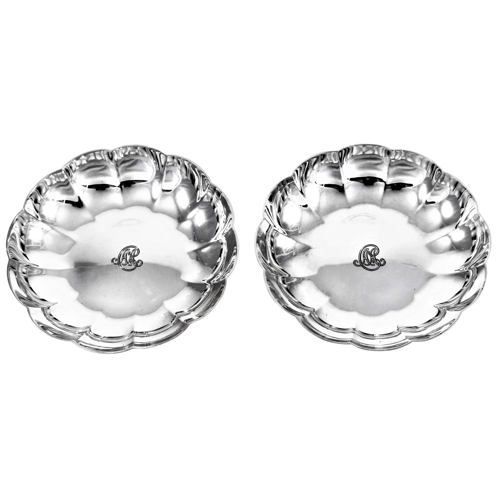 Sterling Silver Tiffany Candy Dishes - a Pair | Chairish
