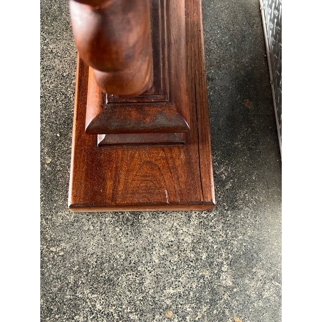 1970s Vintage Hand Carved Wood Shell Console Table | Chairish