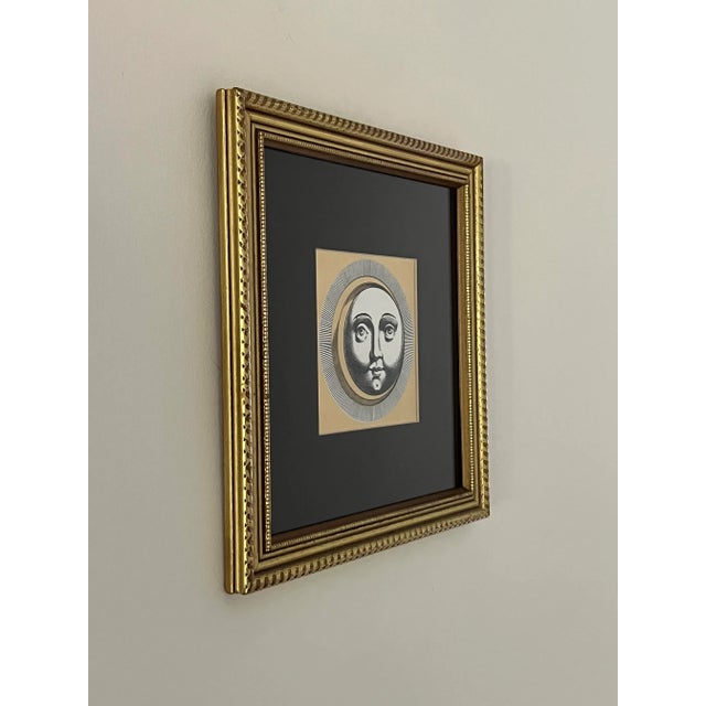 Vintage Fornasetti, Sun and Moon, Sole E Luna, Matted, Gilt Frame ...