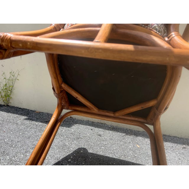 4 Bamboo Rattan Dining Chairs | Chairish