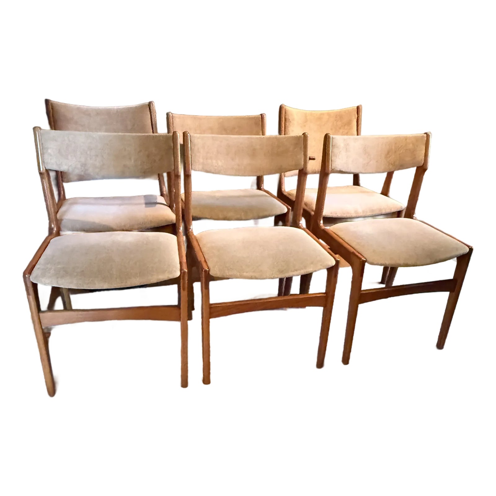 Set of 6 D-Scan Midcentury Dining Chairs Circa 1970 | Chairish
