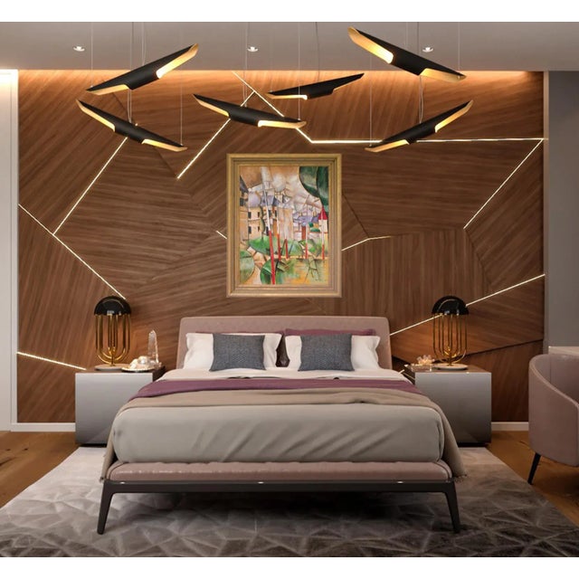 Abstract Cityscape Cubist Oil on Canvas Painting by E. Pullman | Chairish