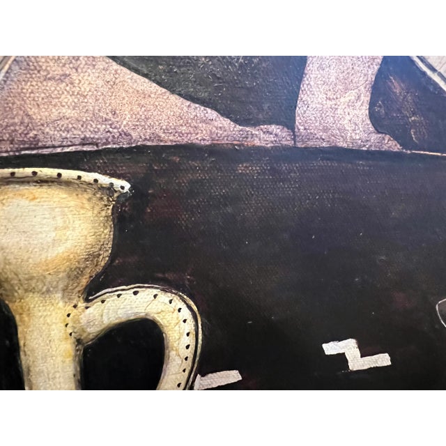 Oil Painting, Neutral Tones, Ancient Inspired, "Three Greek Vases ...