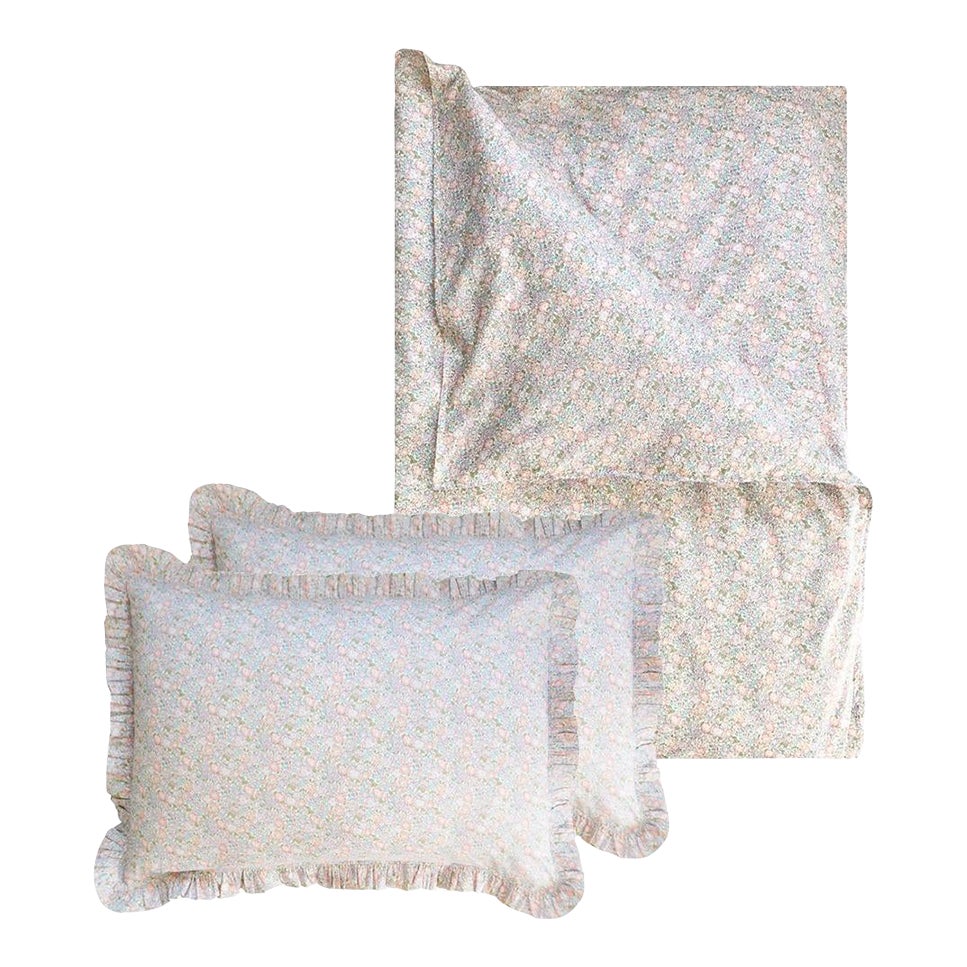 Coco & Wolf Bedding Set made with Liberty Fabric Michelle Lilac, King ...