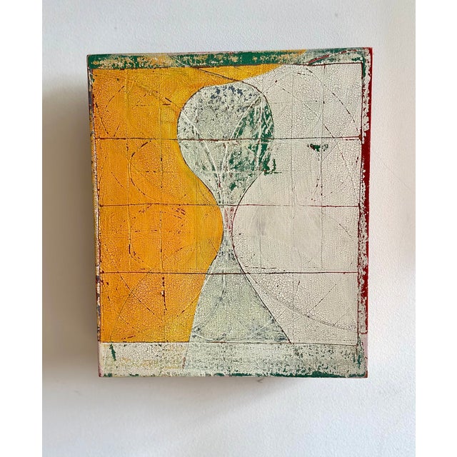 2001 Katie Hawkinson Modern Abstract Tempera Painting | Chairish