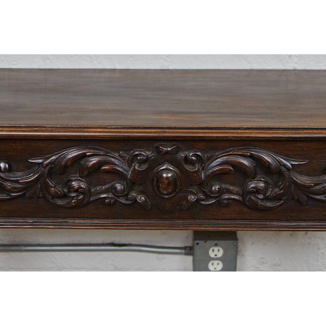 Renaissance Revival Console Table | Chairish