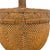 Mid-20th Century Chinese Woven Reed Basket | Chairish