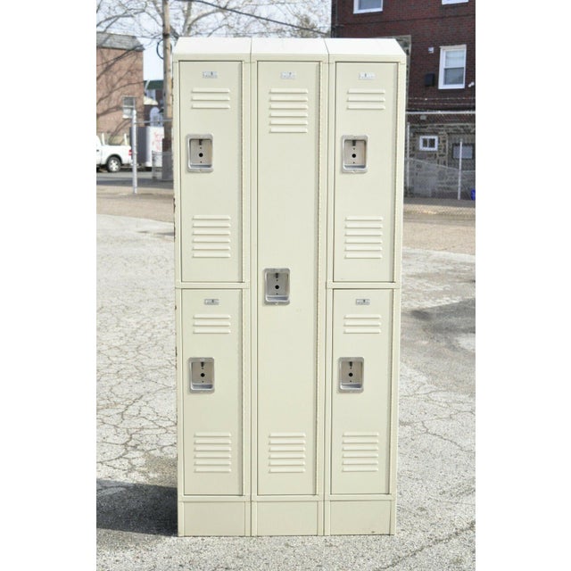 Asi Storage Solutions 5 Section 3 Wide Slope Top Gym School Locker (B ...