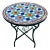 Handcrafted Zellige Moroccan Tile Table | Chairish