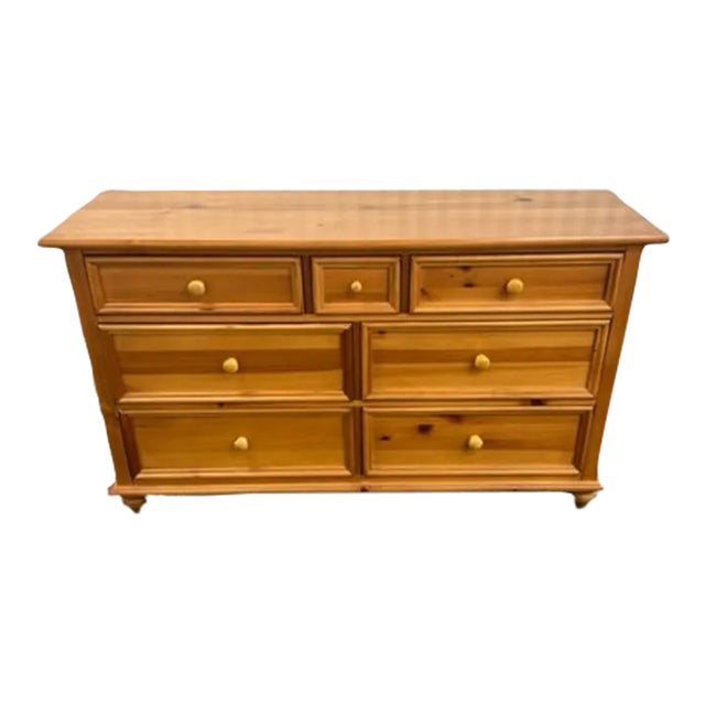 1980s Stanley Furniture Young America 7 Drawer Wood Dresser Chairish