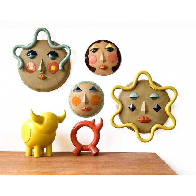 "Love Child" Ceramic Wall Sculpture by Keavy Murphree | Chairish