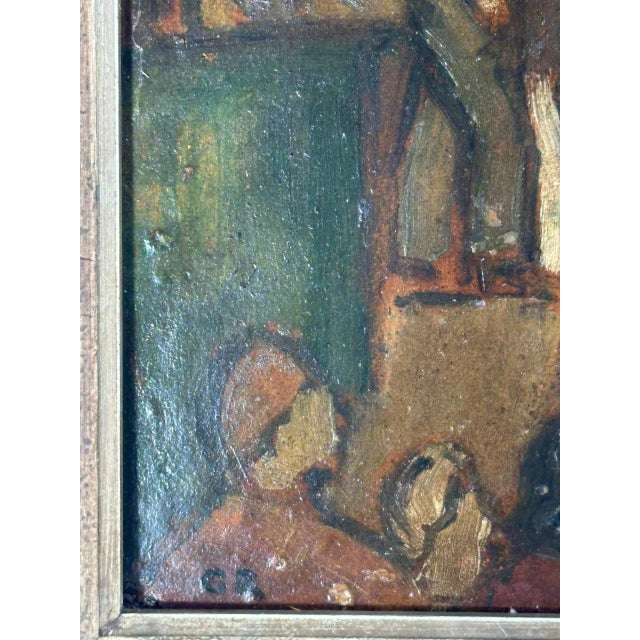 George Rouault Studio Fauvism Oil Painting on Paper on Board | Chairish