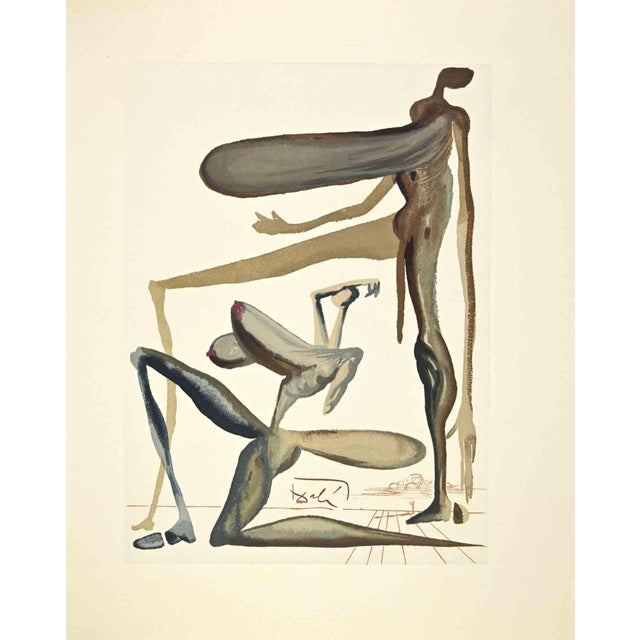 Salvador Dali, The Lavishness, Woodcut, 1963 | Chairish