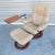 Ekornes Stressless Lounge Recliner With Swing Side Table and Ottoman ...