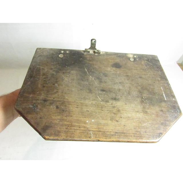 Black Forest Carved Wood Ram and Ewe Wall Shelf | Chairish