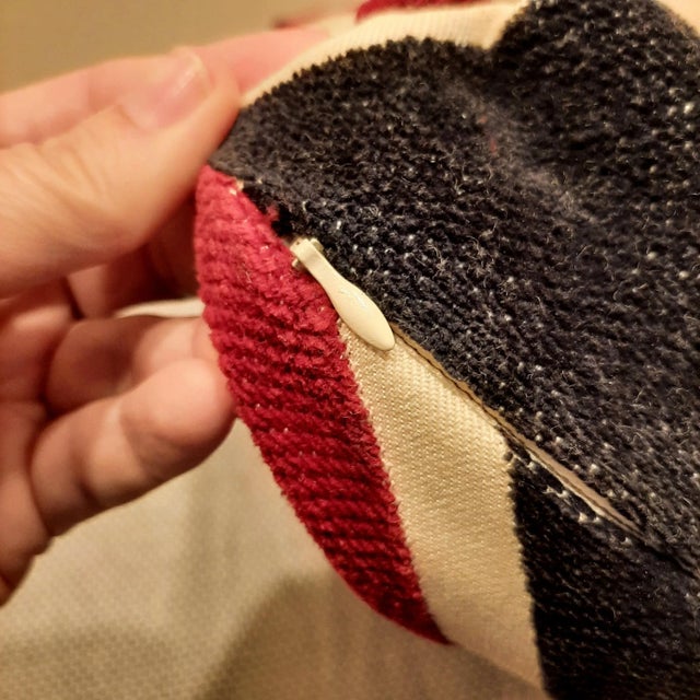 Stylized Union Jack Pillow | Chairish