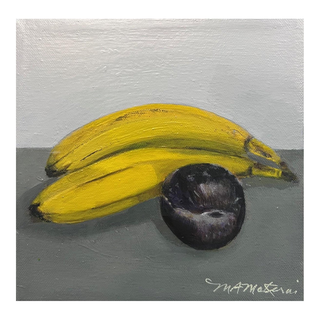 "Quiet Company" Contemporary Impressionist Food Still Life in Yellow ...