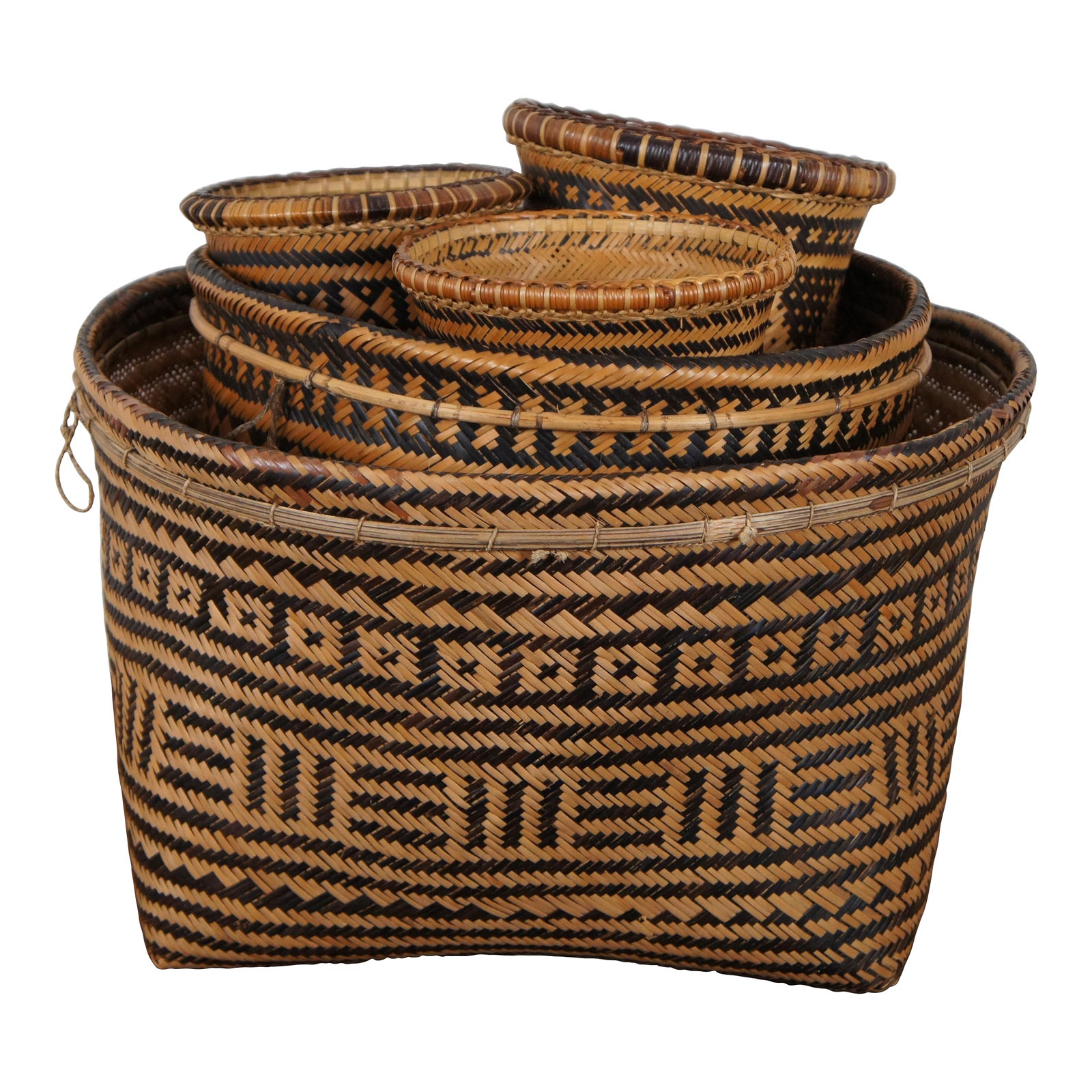 Mid 20th Century Vintage Brazilian South American Two Tone Harvest ...