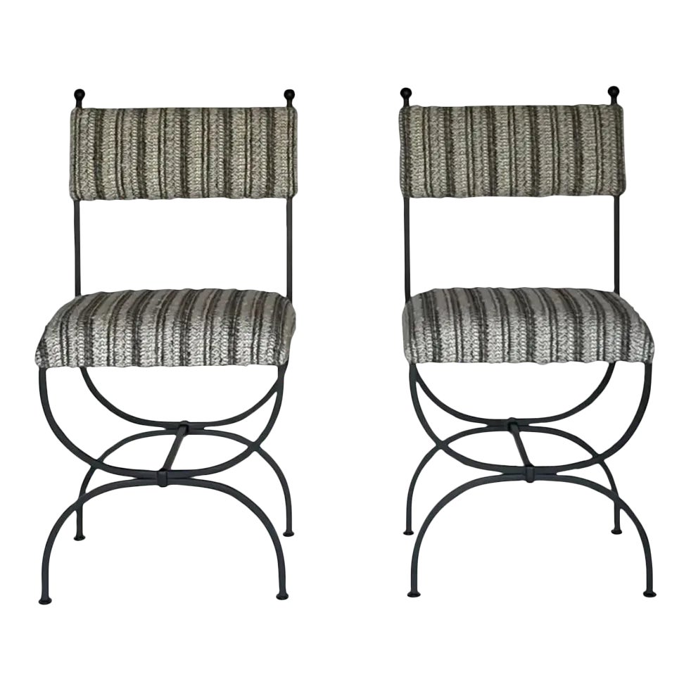 Pair of Arcade Chairs by Design Frères | Chairish