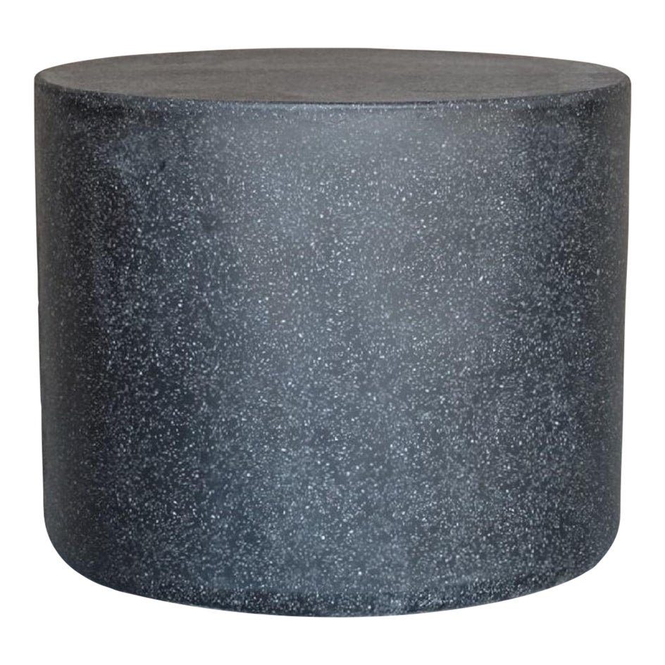 Cast Resin 'Millstone' Low Table, Coal Stone Finish by Zachary A ...