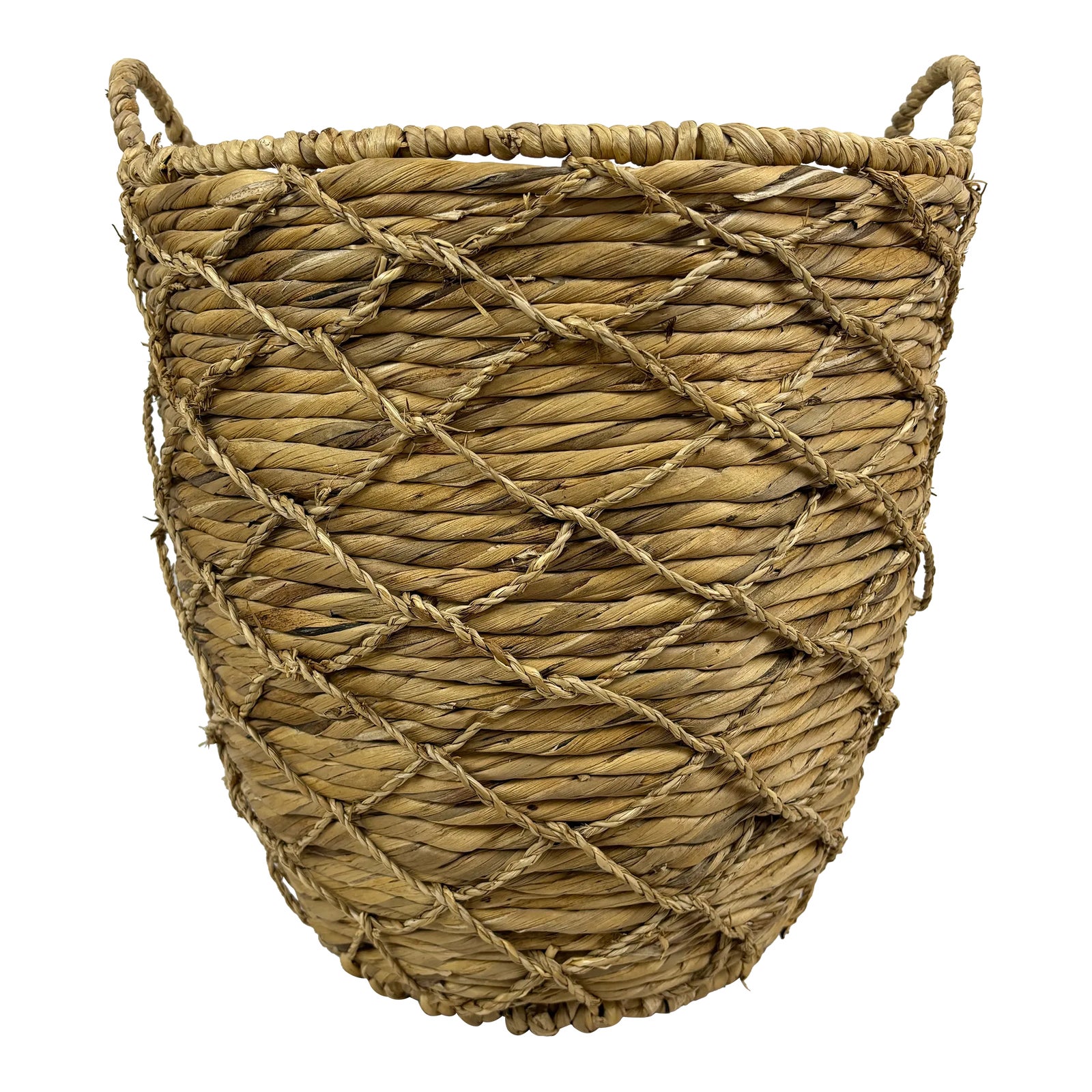 Vintage Wicker Woven Basket | Chairish