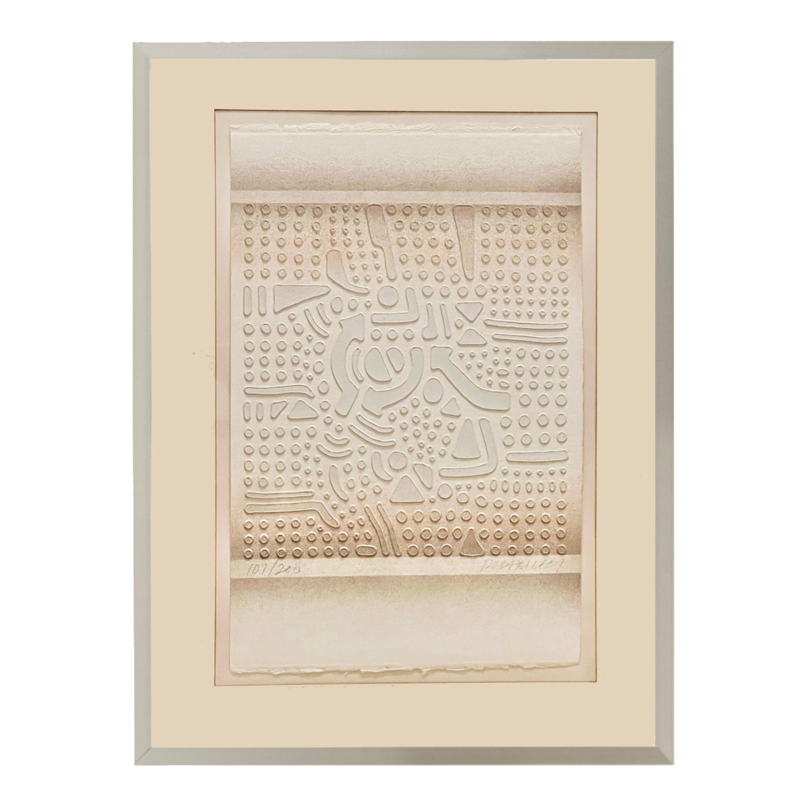 1980s Paul Maxwell Limited Edition Work on Paper Signed, Framed | Chairish