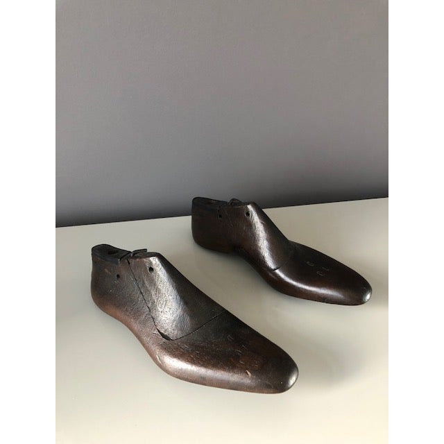 Vintage Wood Shoe Forms - a Pair | Chairish