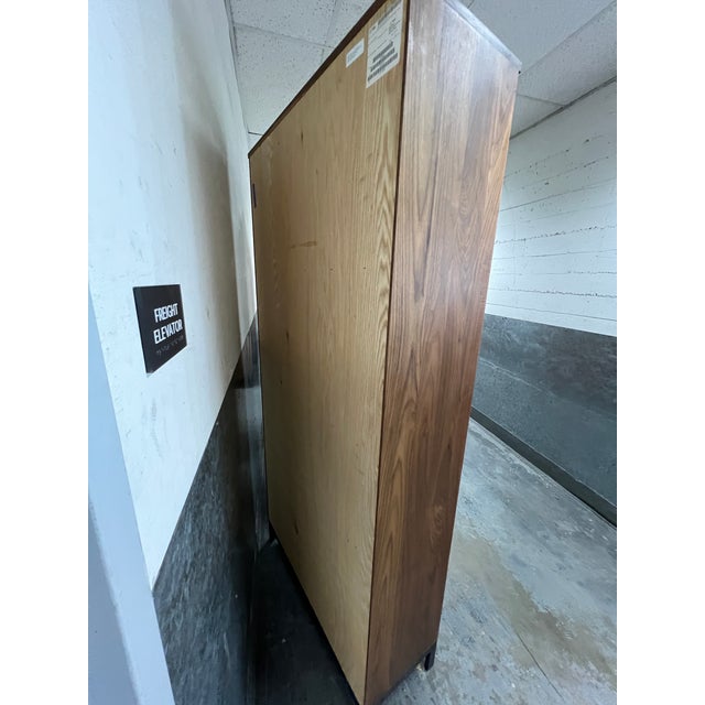 Room & Board Linear Collection Custom Media Cabinet/Bookshelf | Chairish