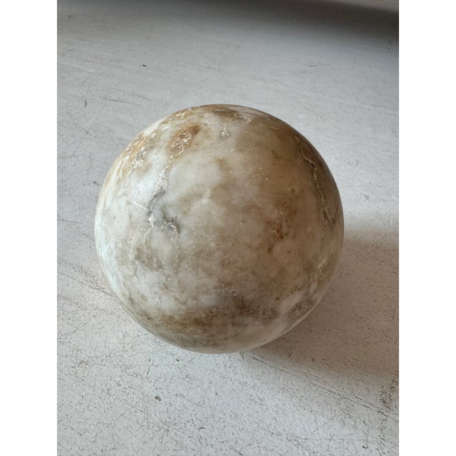 Vintage Decorative Marble Sphere | Chairish